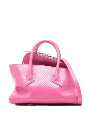 Attico La Passeggiata Mini Leather Shoulder Bag - Multicolor