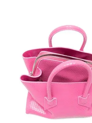 Attico La Passeggiata Mini Leather Shoulder Bag - Multicolor