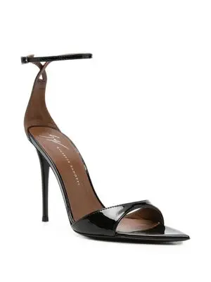 GIUSEPPE ZANOTTI Intriigo" Leather Stiletto Sandals - Multicolor
