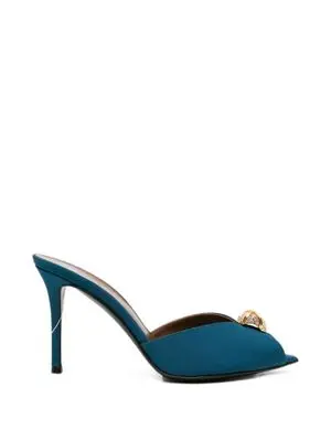 GIUSEPPE ZANOTTI Intriigo Embellished Leather Mules - Multicolor