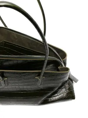 Attico La Passeggiata Medium Leather Shoulder Bag - Multicolor