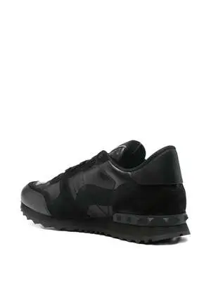 Valentino Garavani Rockrunner Camouflage Leather Sneakers - Multicolor