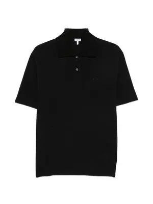 Loewe Anagram Cotton Polo Shirt - Multicolor
