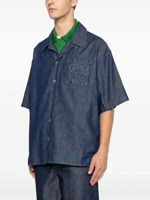 Loewe Anagram Denim Shirt - Multicolor