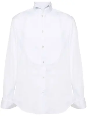Giorgio Armani Cotton Smoking Shirt - Multicolor