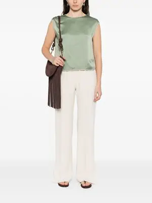 FORTE_FORTE Elasticated Waist Trousers - Multicolor