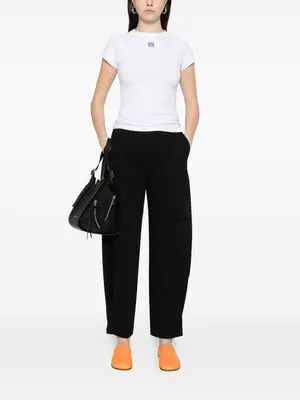 Loewe Anagram Embroidered Cotton T-shirt - Multicolor
