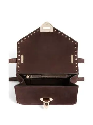 Valentino Garavani Rockstud Suede Shoulder Bag - Multicolor