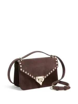 Valentino Garavani Rockstud Suede Shoulder Bag - Multicolor