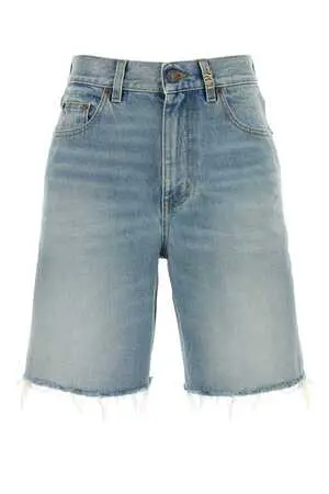 Chloé Denim Bermuda Shorts - Blue