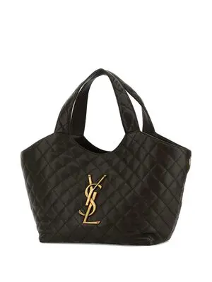Saint Laurent Icare Medium Leather Tote - Multicolor