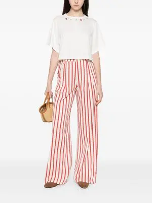 FORTE_FORTE Striped Trousers