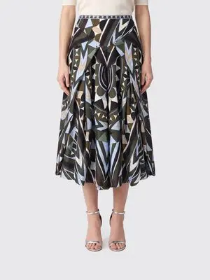 Emilio Pucci Wide Leg Printed Pants - Multicolor