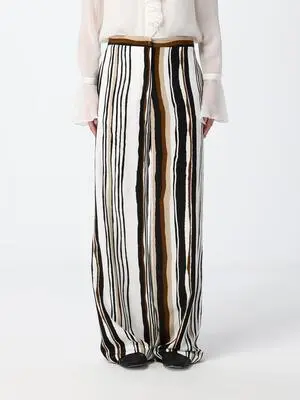 Max Mara Wide Leg Striped Trousers - Multicolor