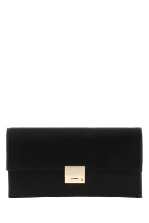 TOM FORD Satin Clutch - Black