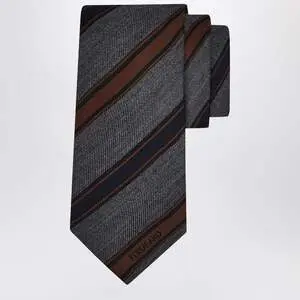FERRAGAMO Regimental Jacquard Tie - Multicolor