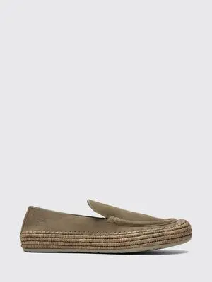 Loewe Raffia Trim Loafers - Gray