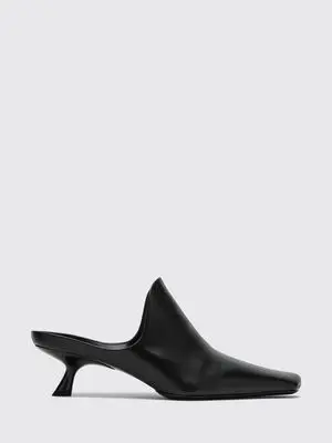 Loewe Calf Leather Mules - Black