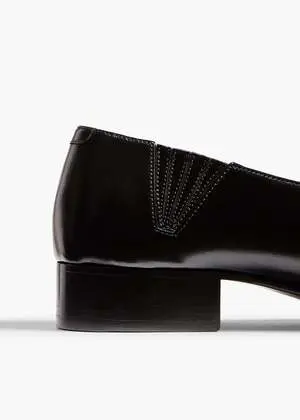 Khaite Colt Slip-on Loafer - Black
