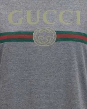 Gucci Cotton And Silk Jersey Printed T-shirt