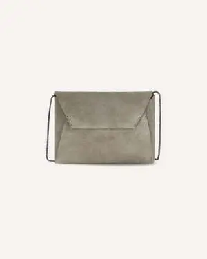 Brunello Cucinelli Bc Duo Suede Clutch Bag