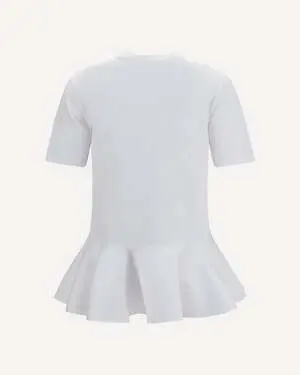 Alaïa Cotton Jersey Crinoline T-shirt