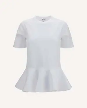 Alaïa Cotton Jersey Crinoline T-shirt