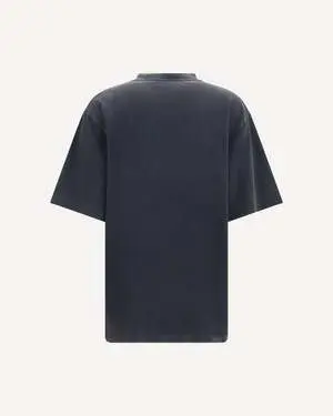 Alexander Wang Hort-leeve T-hirt With Central Logo Print