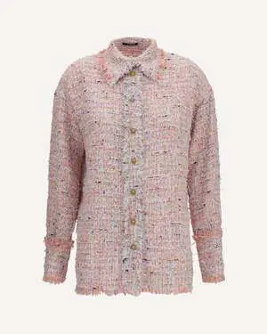 Balmain Tweed Shirt - Multicolour