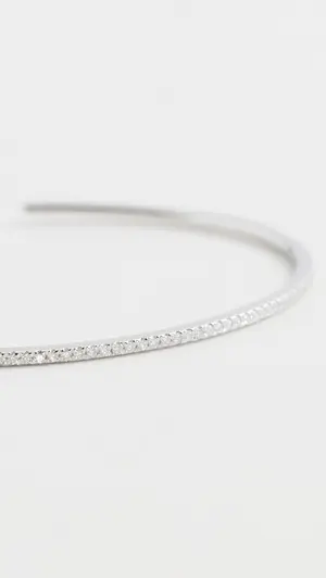 Shashi Micro Teeny Tiny Tennis Cuff Bracelet