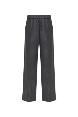 JIL SANDER Wool Pants With Stitched Seams On The Legs