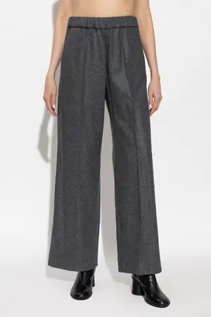 JIL SANDER Wool Pants With Stitched Seams On The Legs
