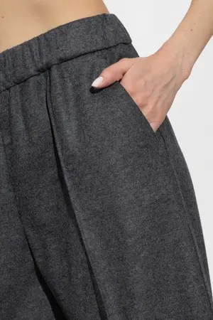 JIL SANDER Wool Pants With Stitched Seams On The Legs