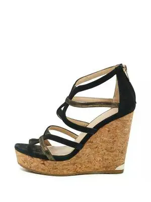 JIMMY CHOO Portia Wedge-heel Sandals