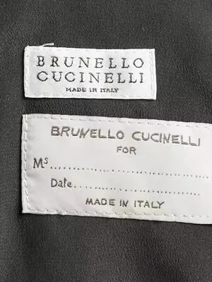 Brunello Cucinelli Herringbone Oversized Coat