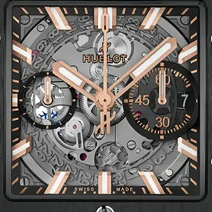HUBLOT Ceramic Square Bang Unico Watch