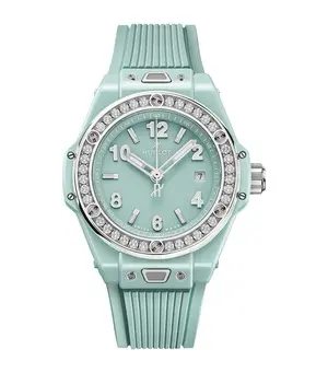 HUBLOT Ceramic And Diamond Big Bang One Click Watch