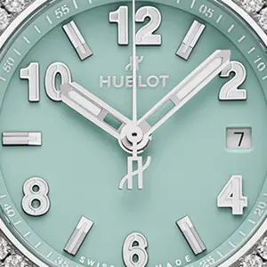 HUBLOT Ceramic And Diamond Big Bang One Click Watch