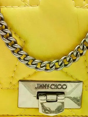 JIMMY CHOO Helia Star Matelassé Cross Body Bag