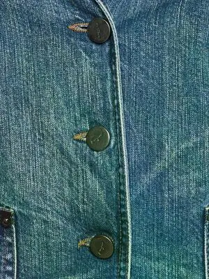FERRAGAMO Slim-fit Denim Jacket With Notch Lapels
