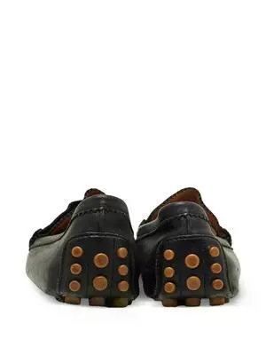 Gucci Web Stripe Driver Loafers