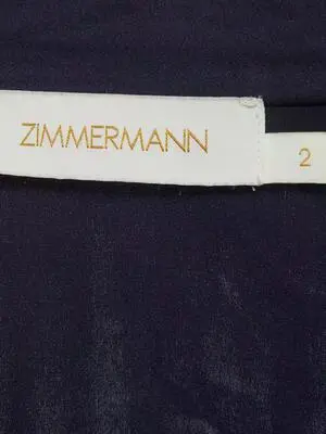 Zimmermann Asymmetric Wrap Midi Dress