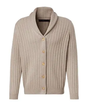 Arch4 Mr Denver Ribbed-knit Cashmere Cardigan - Beige