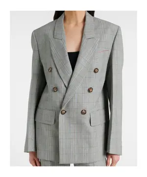 Victoria Beckham Lapel Collar Long-sleeved Blazer