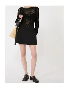 Sportmax Fine-knit Open-work Sweater
