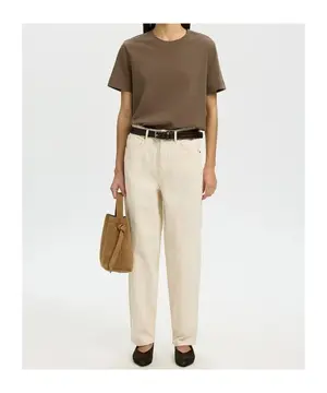SELECTED Short-sleeved Crewneck T-shirt