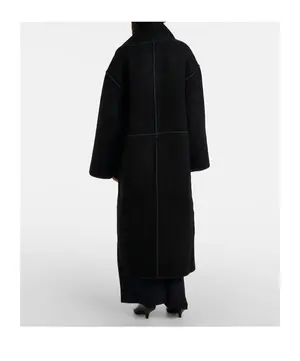 TOTEME Embroidered Wool-blend Scarf Coat