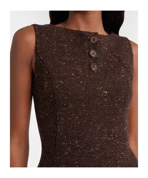 SHUSHU/TONG Knitted Wool-blend Minidress