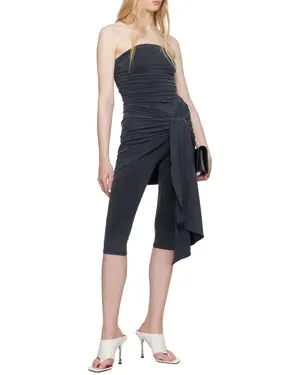 Alexander Wang Off-shoulder Layered Playsuit