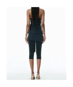 Alexander Wang Off-shoulder Layered Playsuit